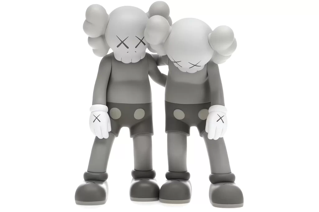 KAWS Along The Way Vinyl Figure Grey Toy