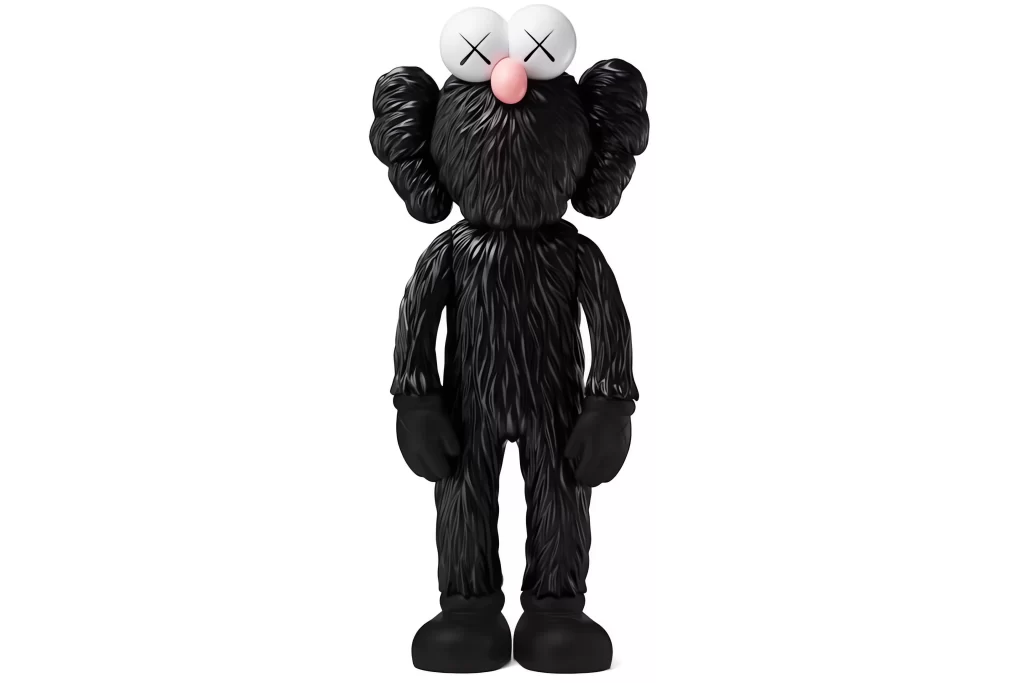 KAWS BFF Open Edition Vinyl Figure Black Toy