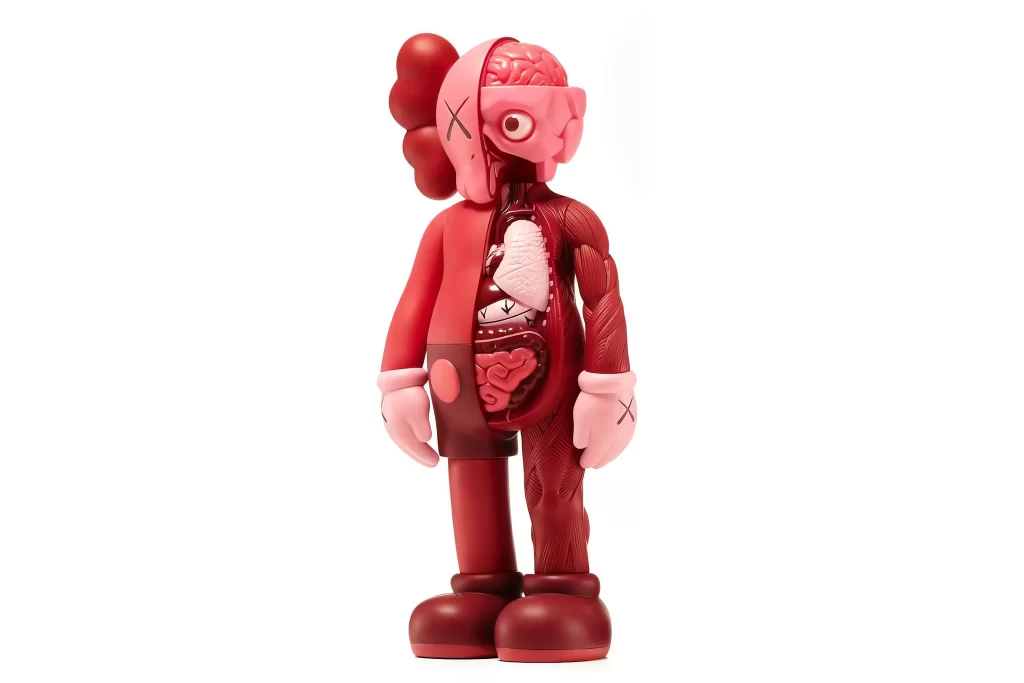 KAWS Companion Flayed Open Edition Vinyl Figure Blush Toy