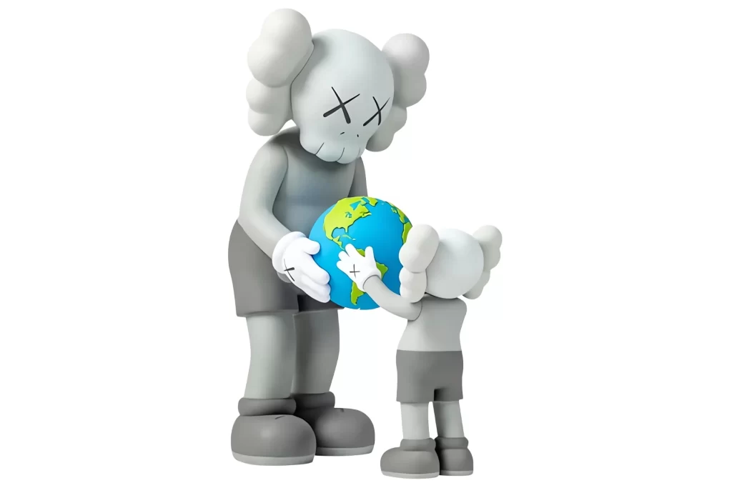 KAWS The Promise Vinyl Figure Grey Toy